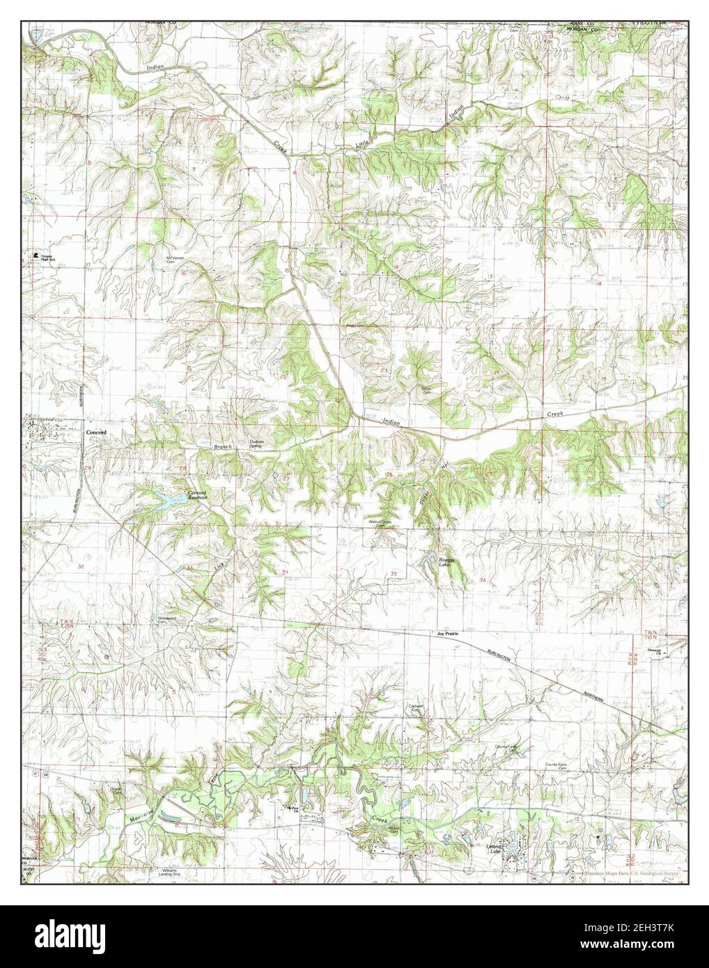 Concord, Illinois, map 1983, 1:24000, United States of America by ...