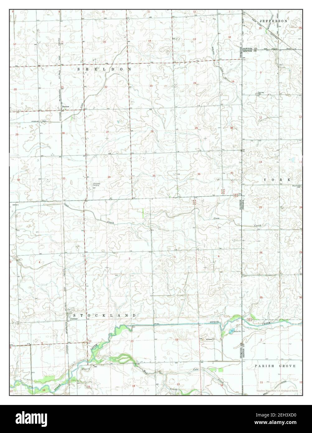 Map of darrow hi-res stock photography and images - Alamy