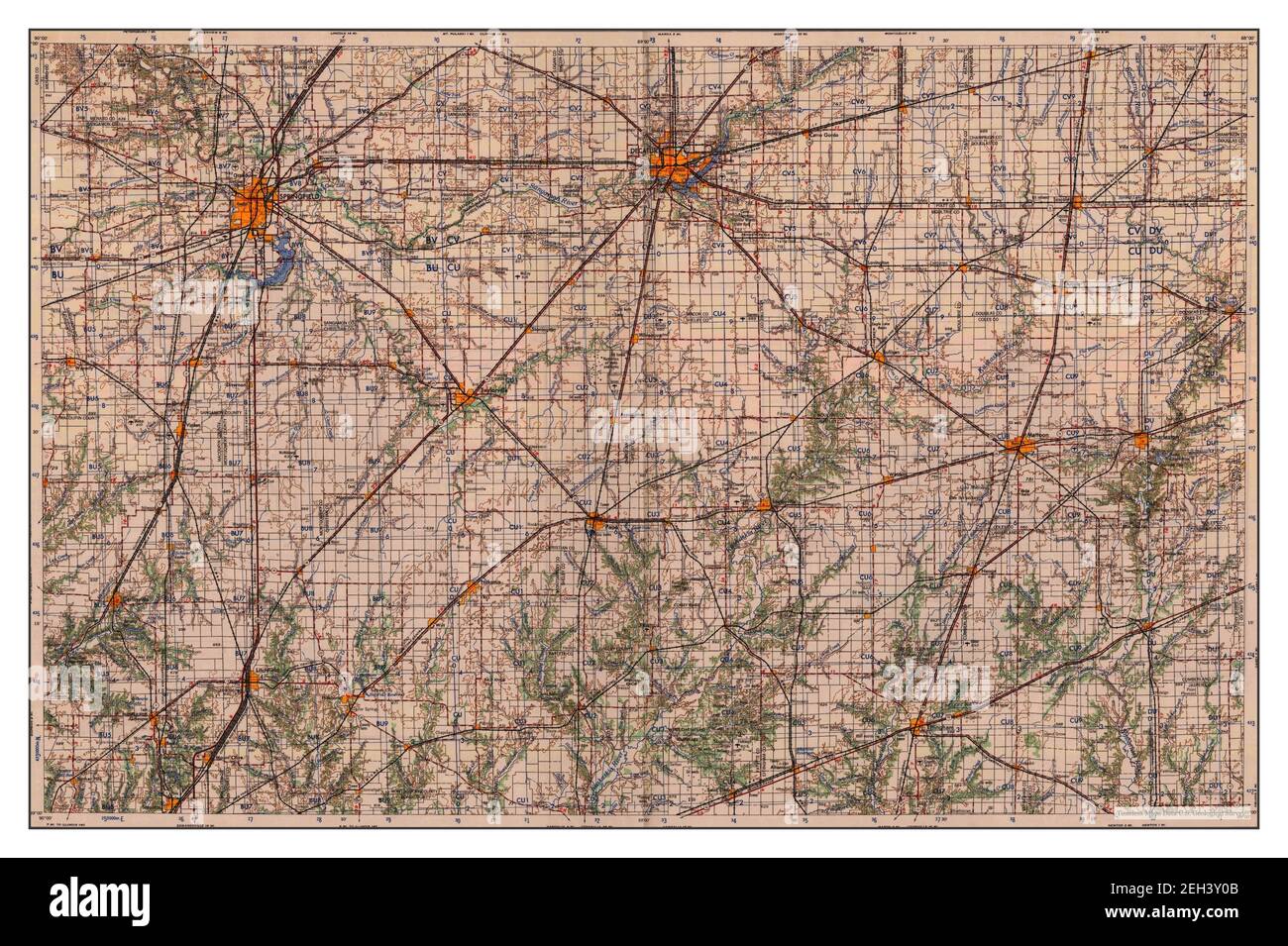 Map of decatur Cut Out Stock Images & Pictures - Alamy