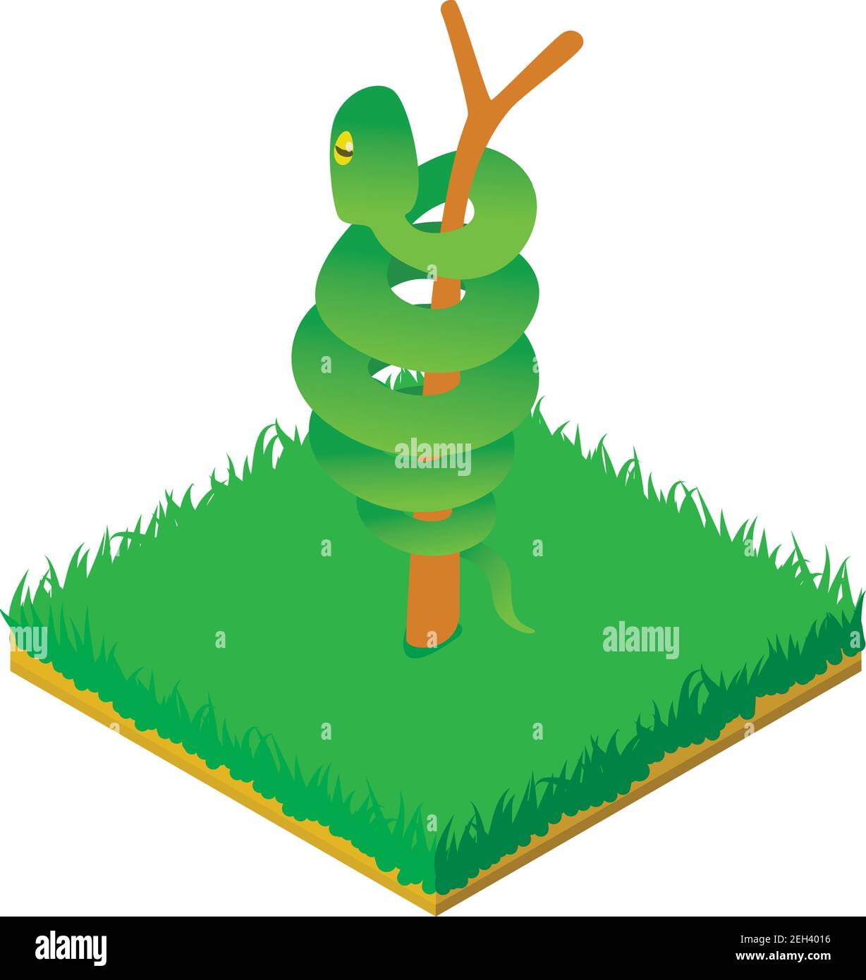 Tree boa icon. Isometric illustration of tree boa vector icon for web ...