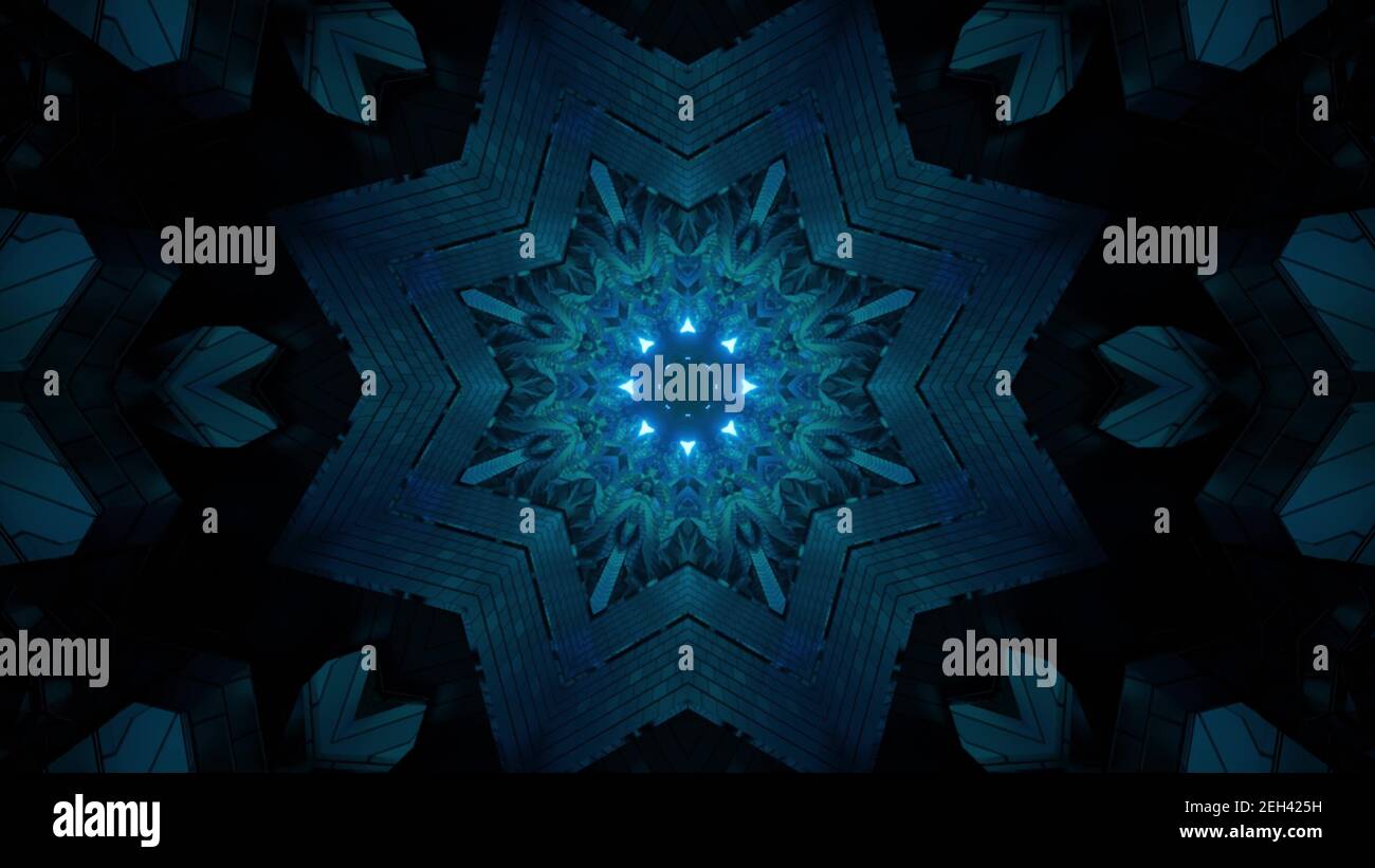Blue green illuminated kaleidoscopic background for wallpapers Stock Photo - Alamy