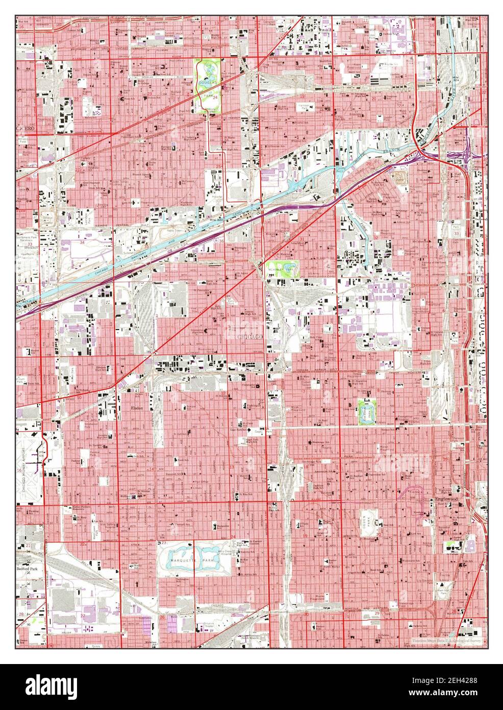 Englewood, Illinois, map 1963, 1:24000, United States of America by ...