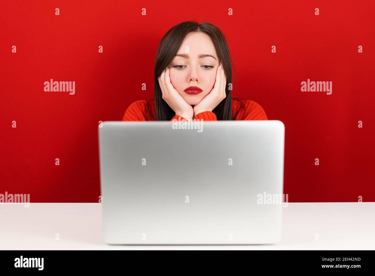 Computer frustrated school hi-res stock photography and images - Alamy