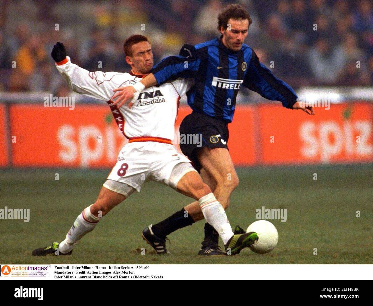 Inter milans laurent blanc hi-res stock photography and images - Alamy