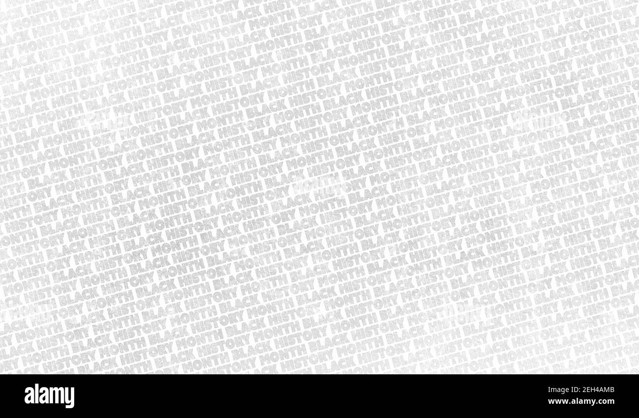 A white and black colored Black History Month (BHM) background graphic ...