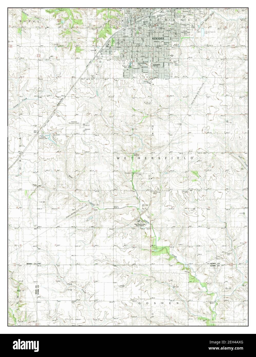 Map of kewanee hi-res stock photography and images - Alamy