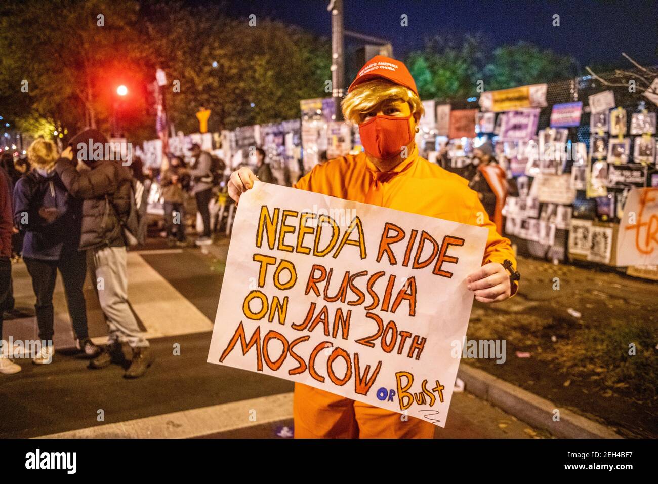 Election Night 2020 in Washington DC Stock Photo - Alamy