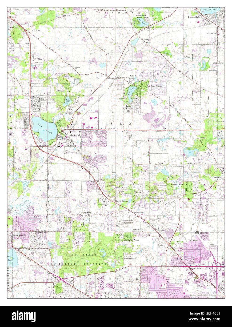 Lake Zurich Illinois Map Lake Zurich, IL 3D Wood Map | Custom Cabin
