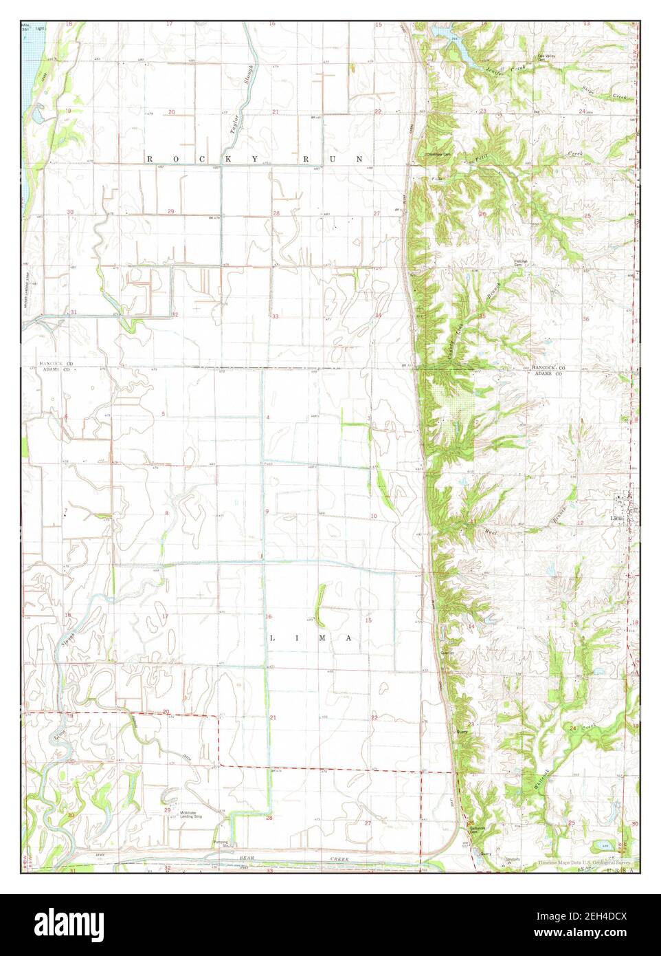 Old map of lima hi-res stock photography and images - Alamy