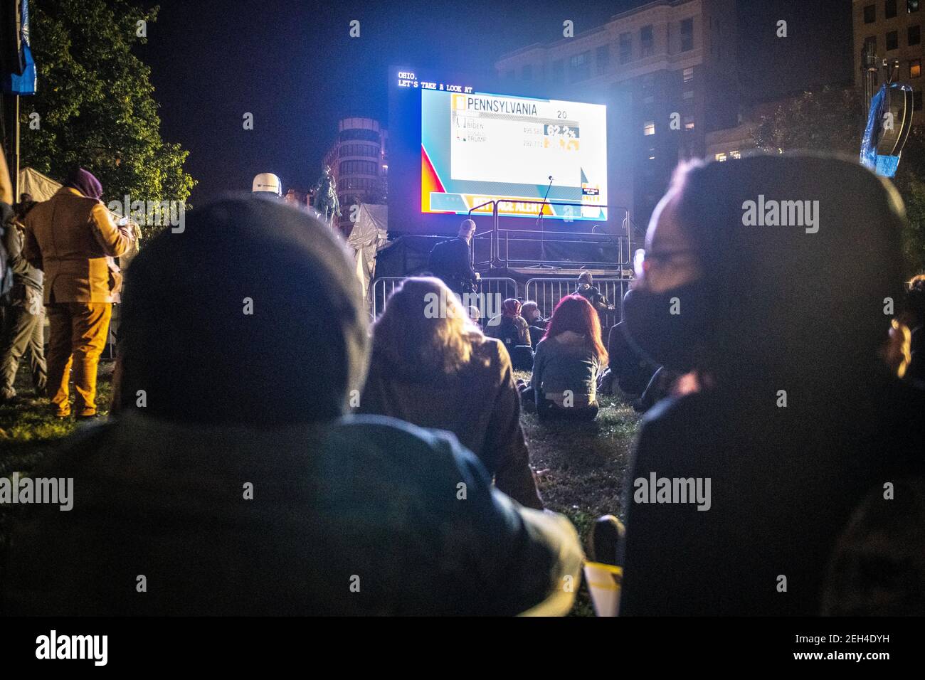 2020 election night hi-res stock photography and images - Alamy