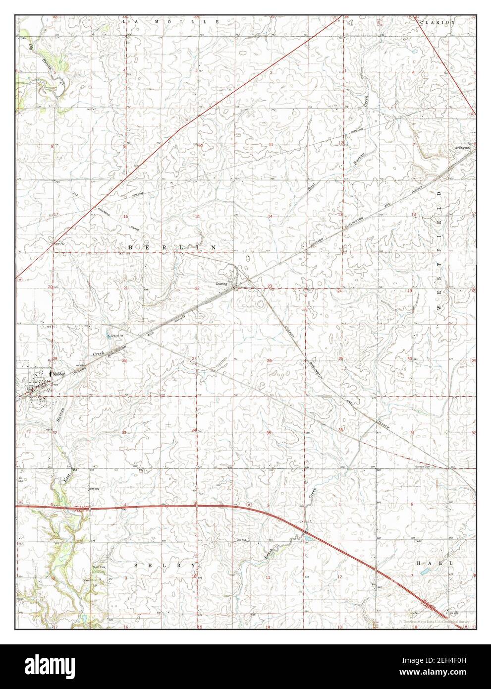 Map of malden Cut Out Stock Images & Pictures - Alamy