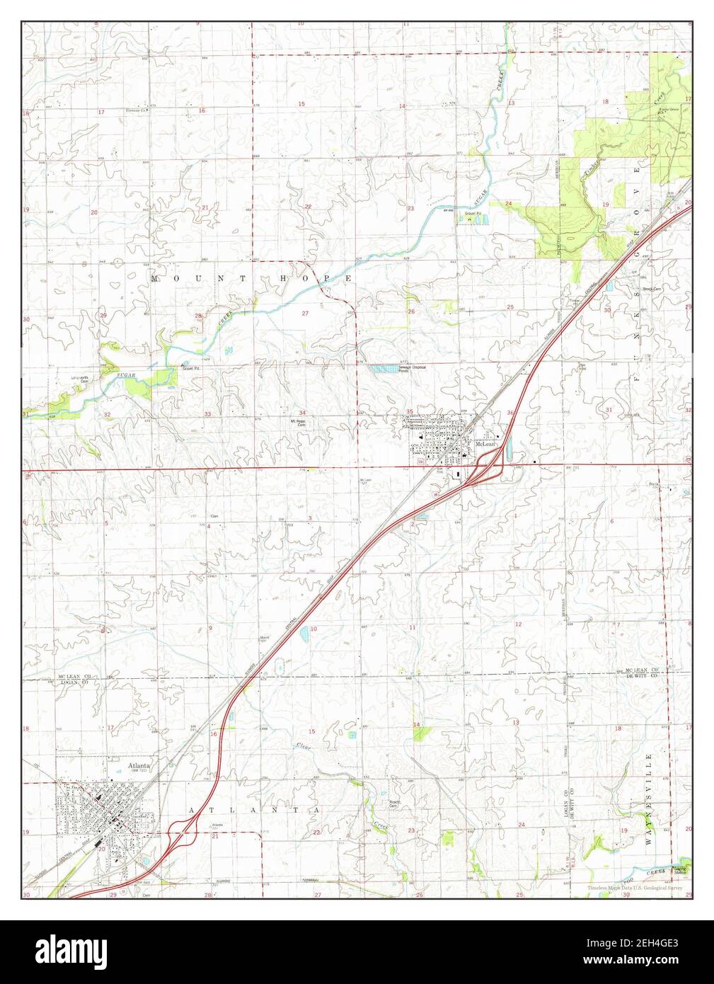 McLean, Illinois, map 1981, 1:24000, United States of America by ...