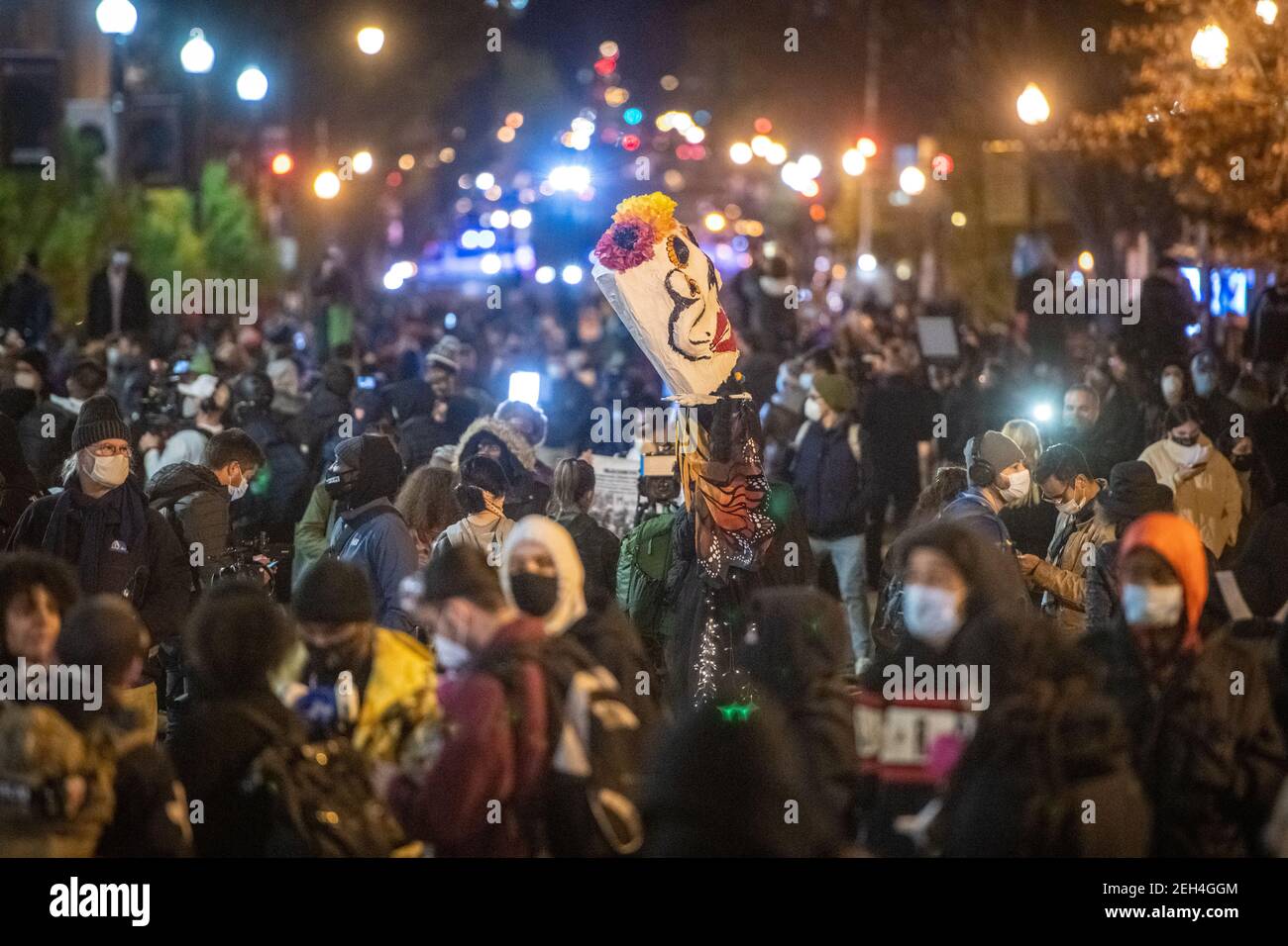 Election Night 2020 in Washington DC Stock Photo - Alamy