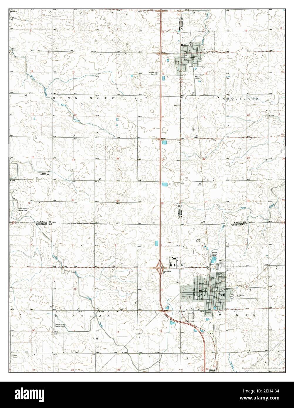 Map of minonk hi-res stock photography and images - Alamy