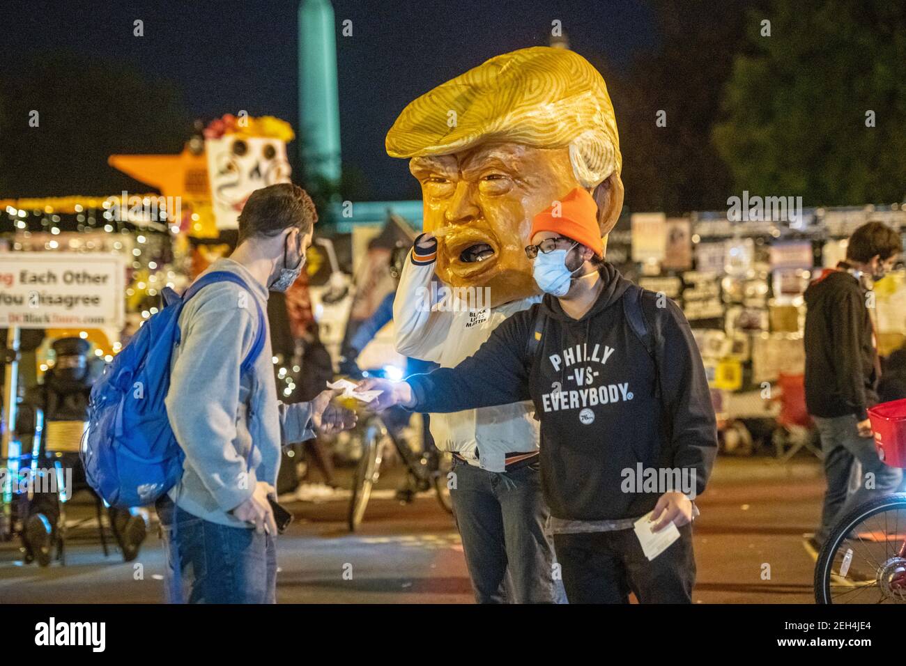 Election Night 2020 in Washington DC Stock Photo - Alamy