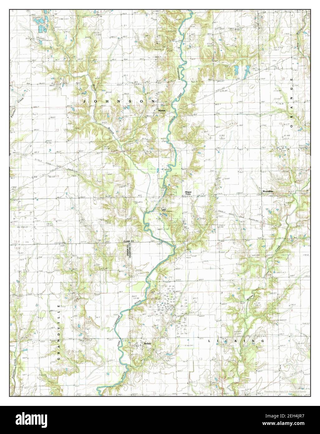 Moriah, Illinois, map 1998, 1:24000, United States of America by ...