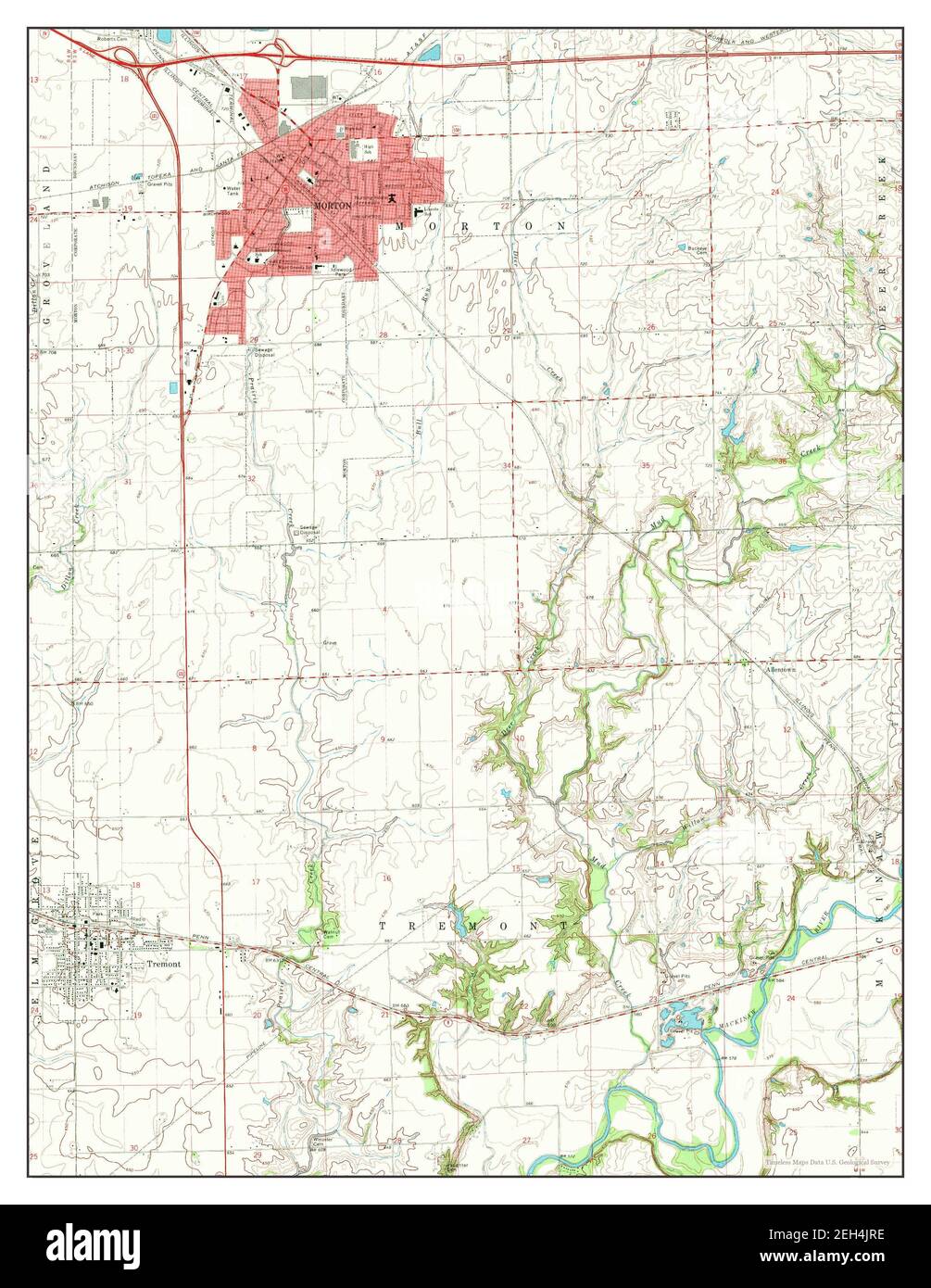 Morton, Illinois, map 1970, 1:24000, United States of America by ...