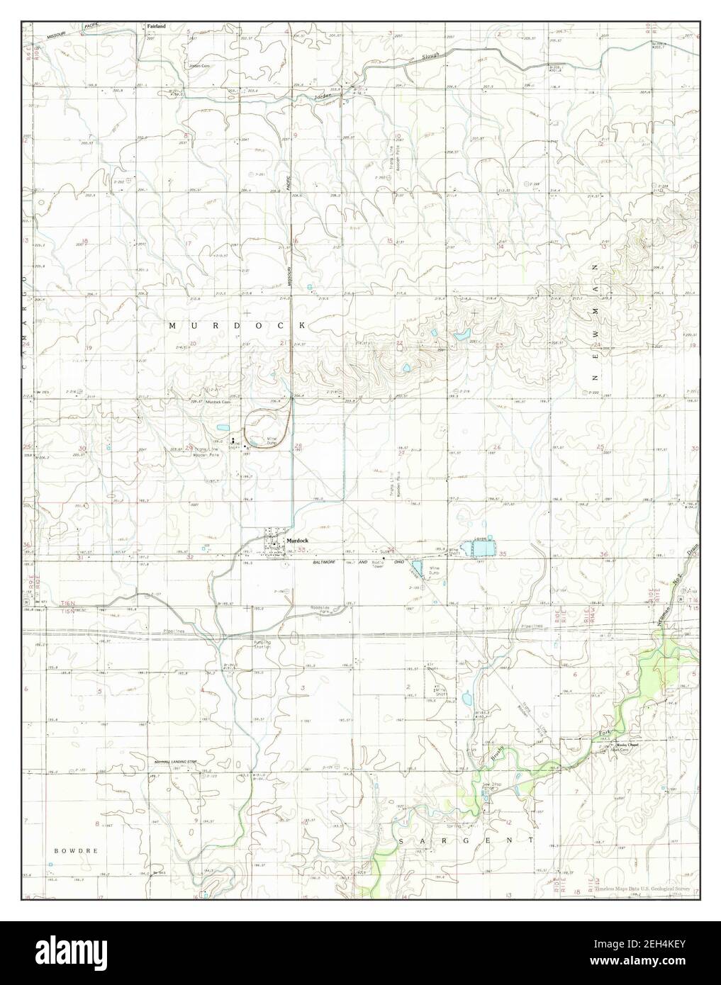 Murdock, Illinois, map 1982, 1:24000, United States of America by ...