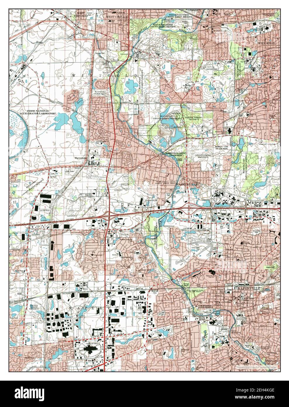 Naperville County Map