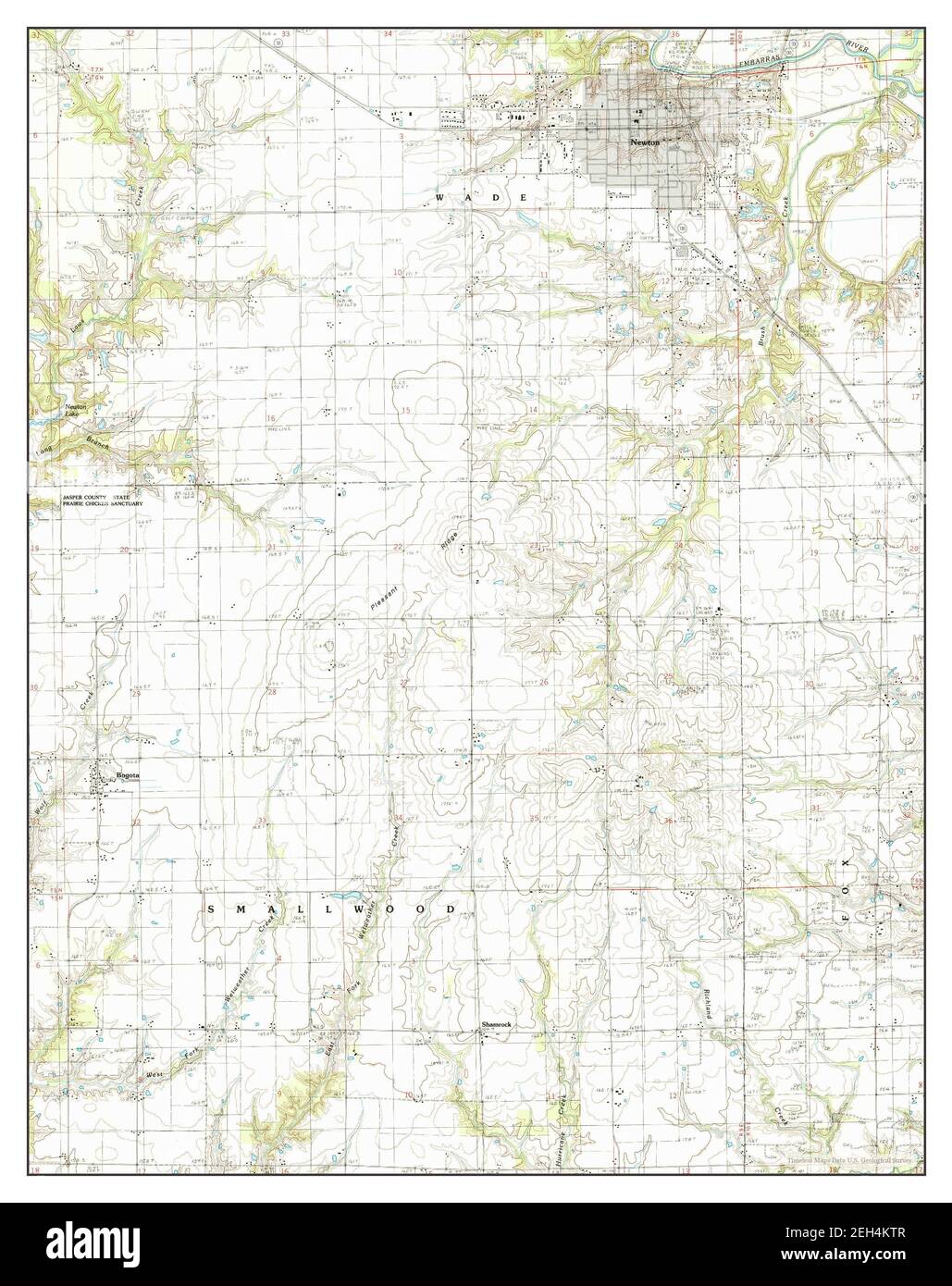 Newton illinois map Cut Out Stock Images & Pictures - Alamy