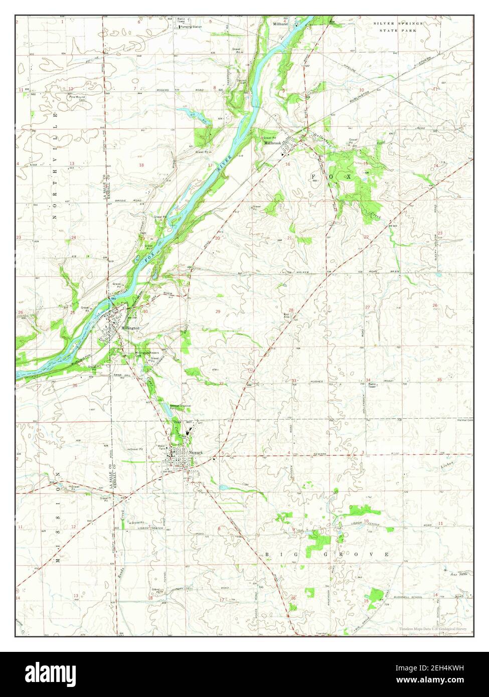 Newark, Illinois, map 1971, 1:24000, United States of America by ...