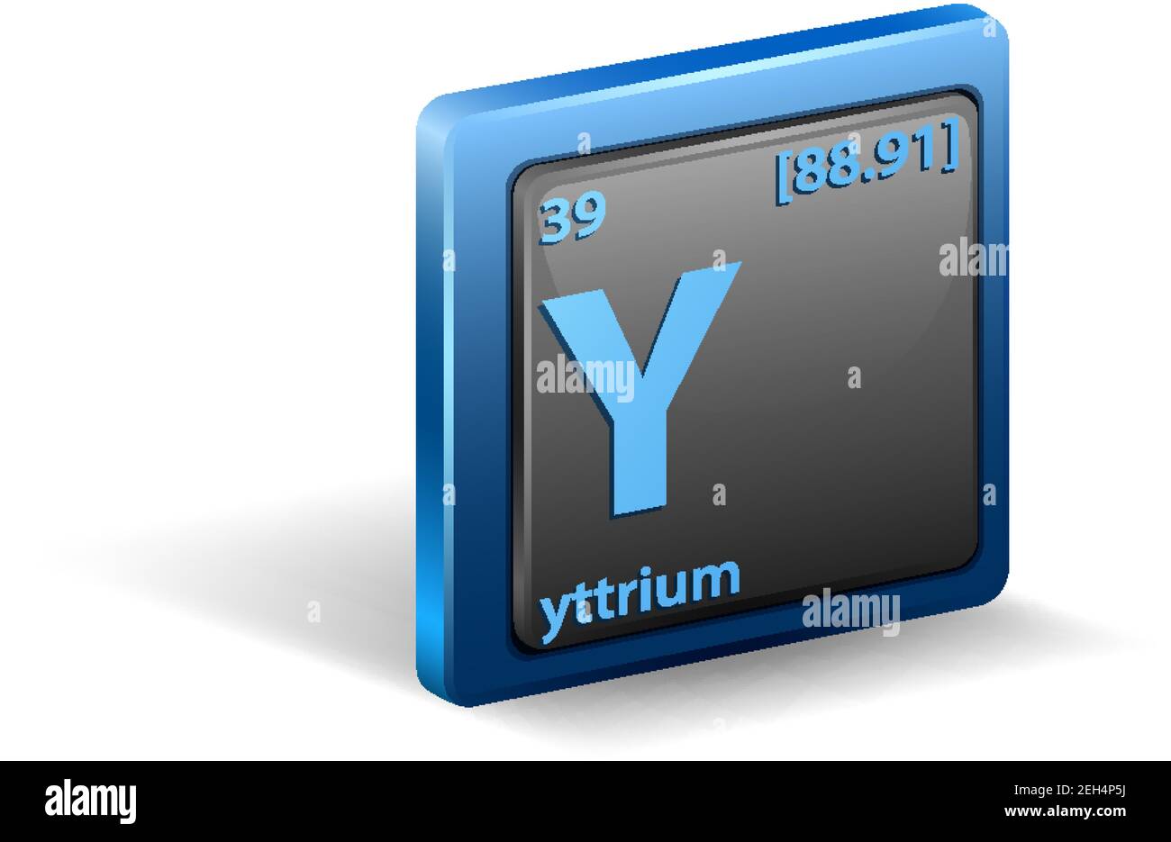 Yttrium symbol Stock Vector Images - Alamy