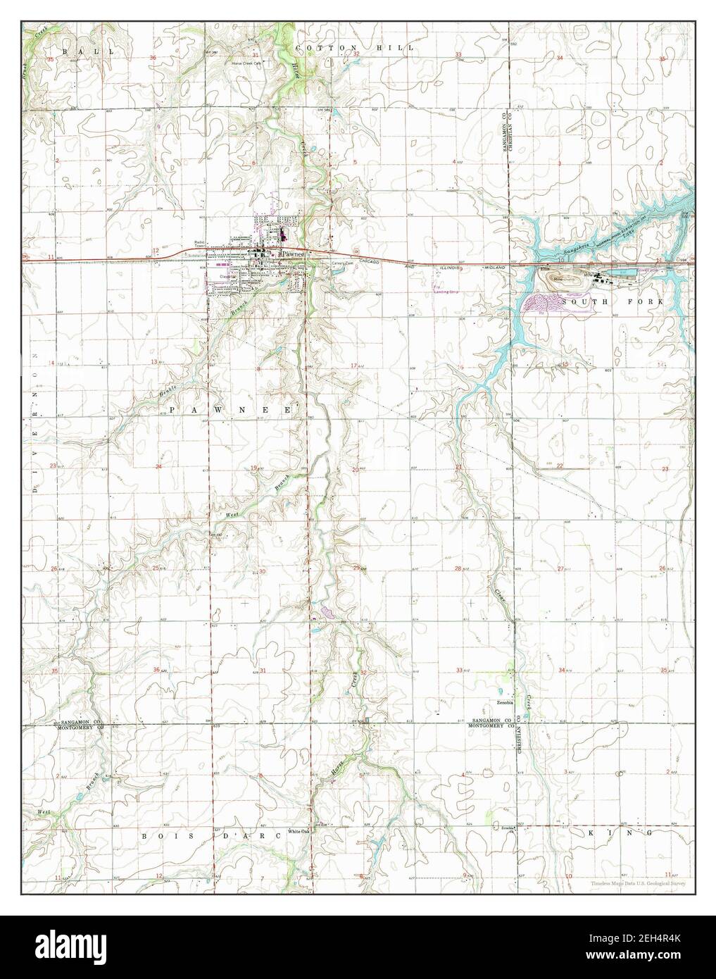 Map of pawnee hi-res stock photography and images - Alamy