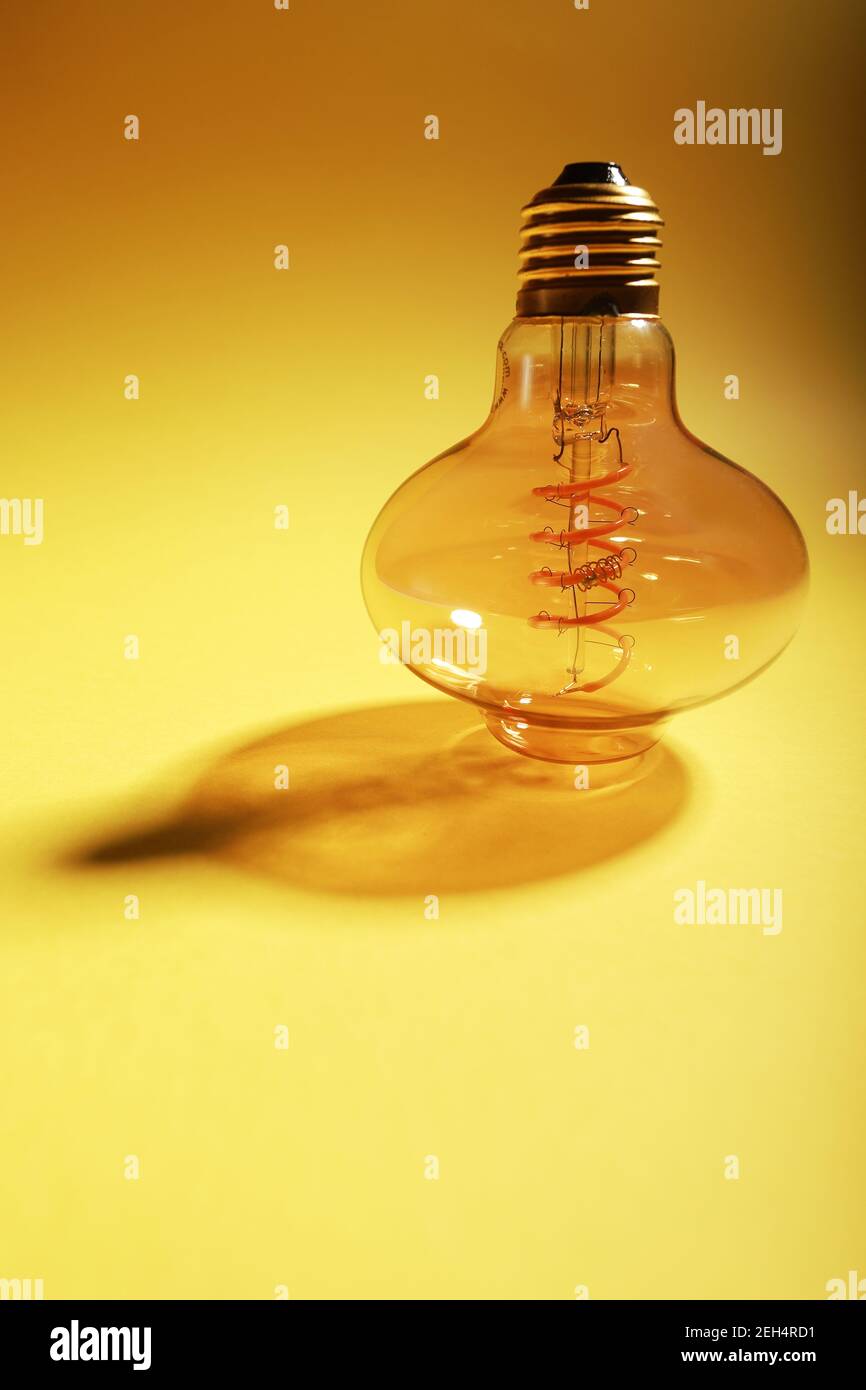 bulb led conceptual color background Stock Photo - Alamy
