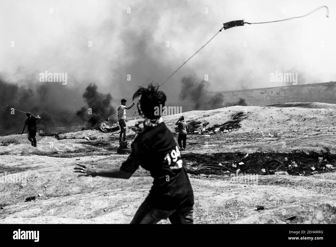 Slingshot Black and White Stock Photos & Images - Alamy