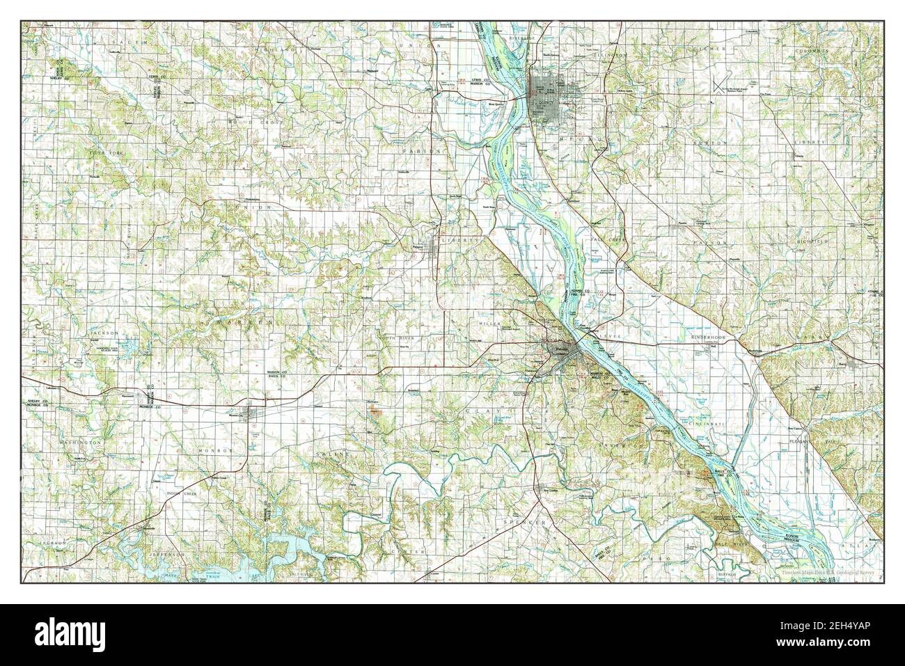 Quincy map Cut Out Stock Images & Pictures - Alamy