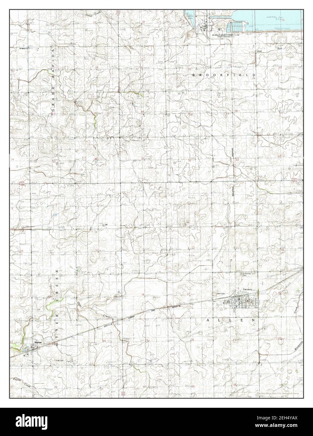 Ransom, Illinois, map 1983, 1:24000, United States of America by ...