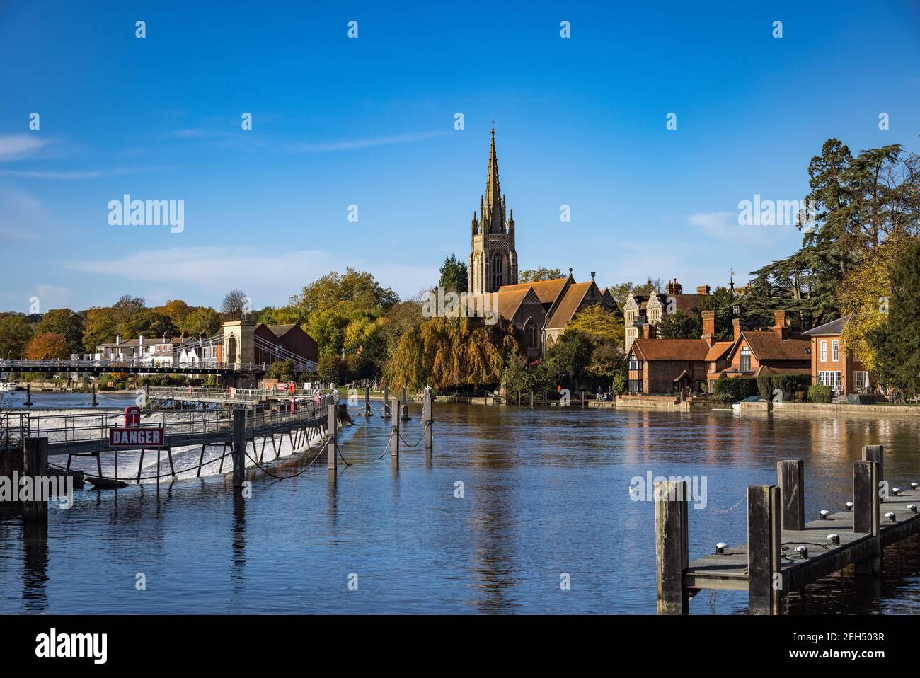 Beautiful town marlow in england hi-res stock photography and images ...