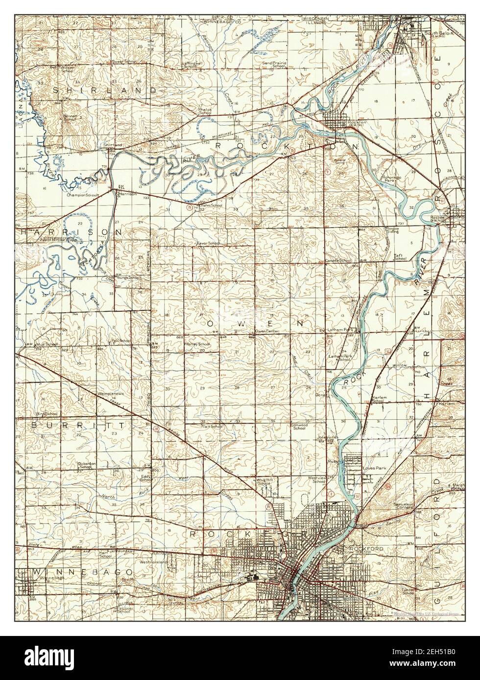 1938 maps Cut Out Stock Images & Pictures - Alamy