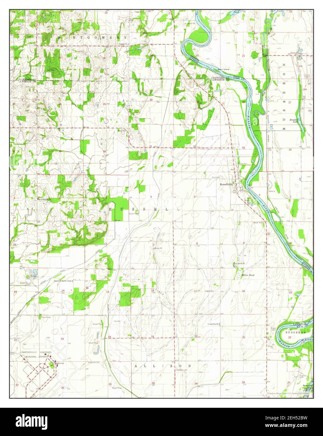 Map of russellville hi-res stock photography and images - Alamy
