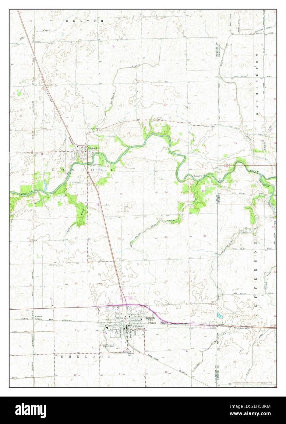 Map of sheldon hi-res stock photography and images - Alamy