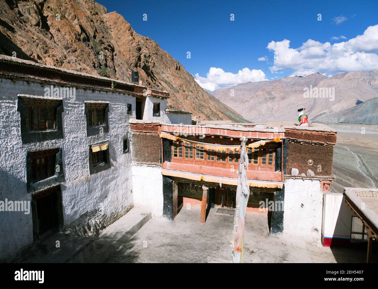 Karsha gompa - buddhist monastery in Zanskar valley - Ladakh - Jamu and ...