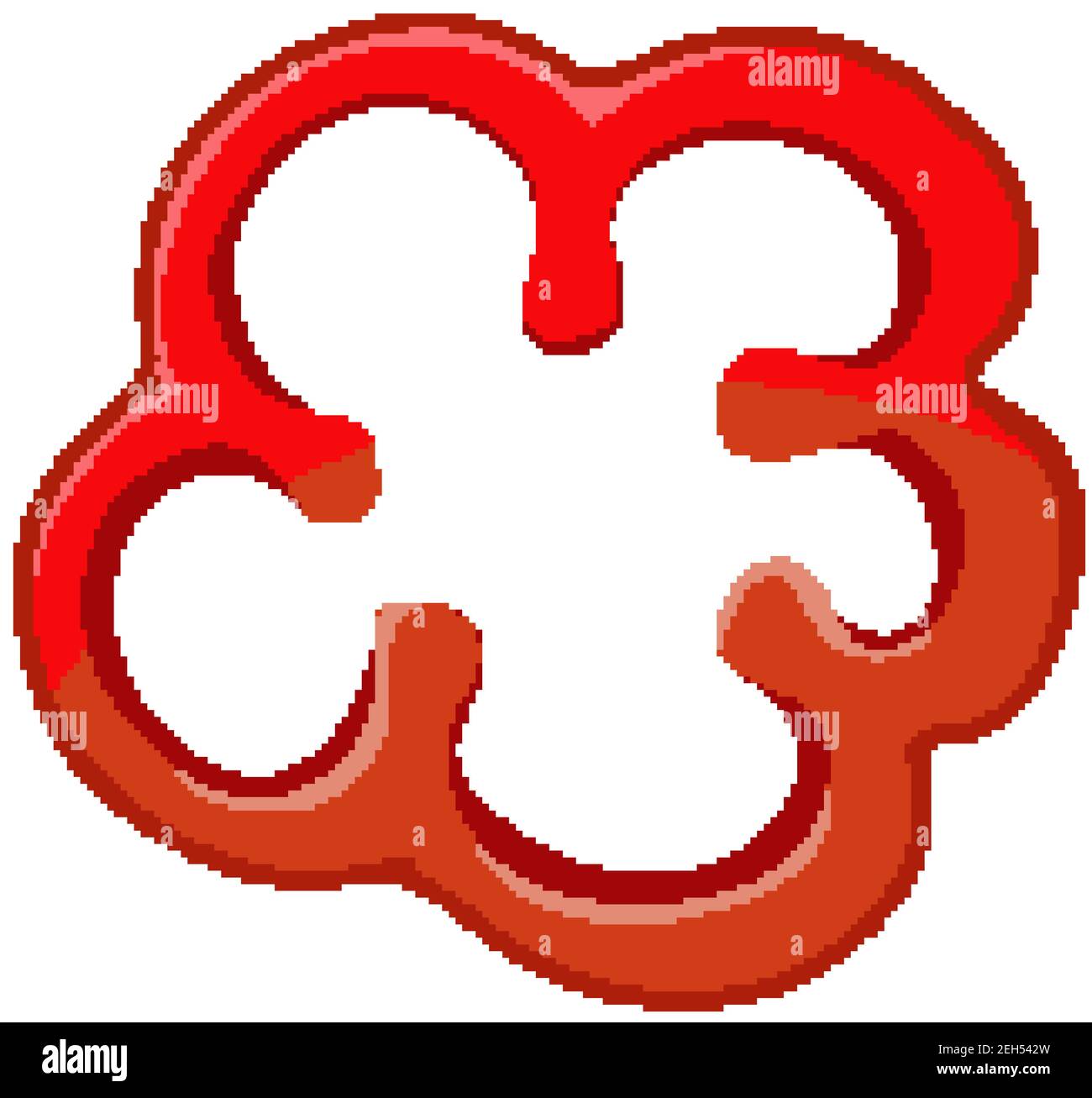 Sliced capsicum isolated on white background illustration Stock Vector ...