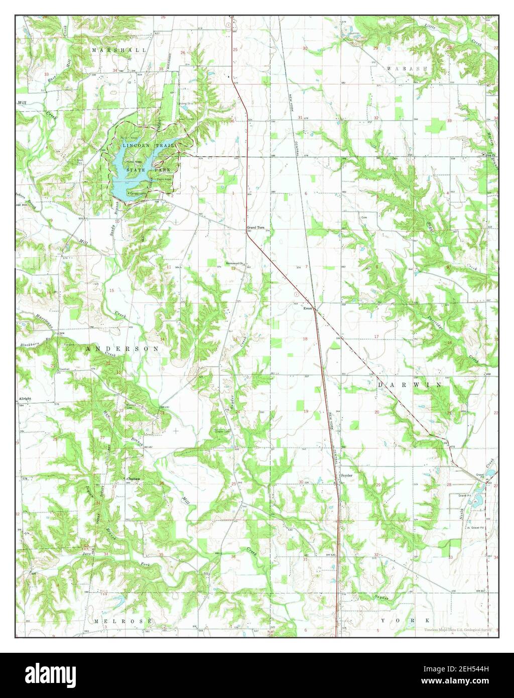 Snyder map hi-res stock photography and images - Alamy