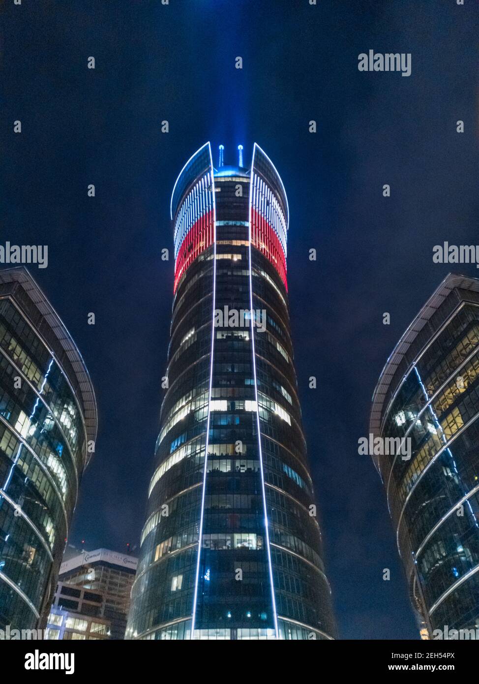 Modern spire tower hi-res stock photography and images - Alamy