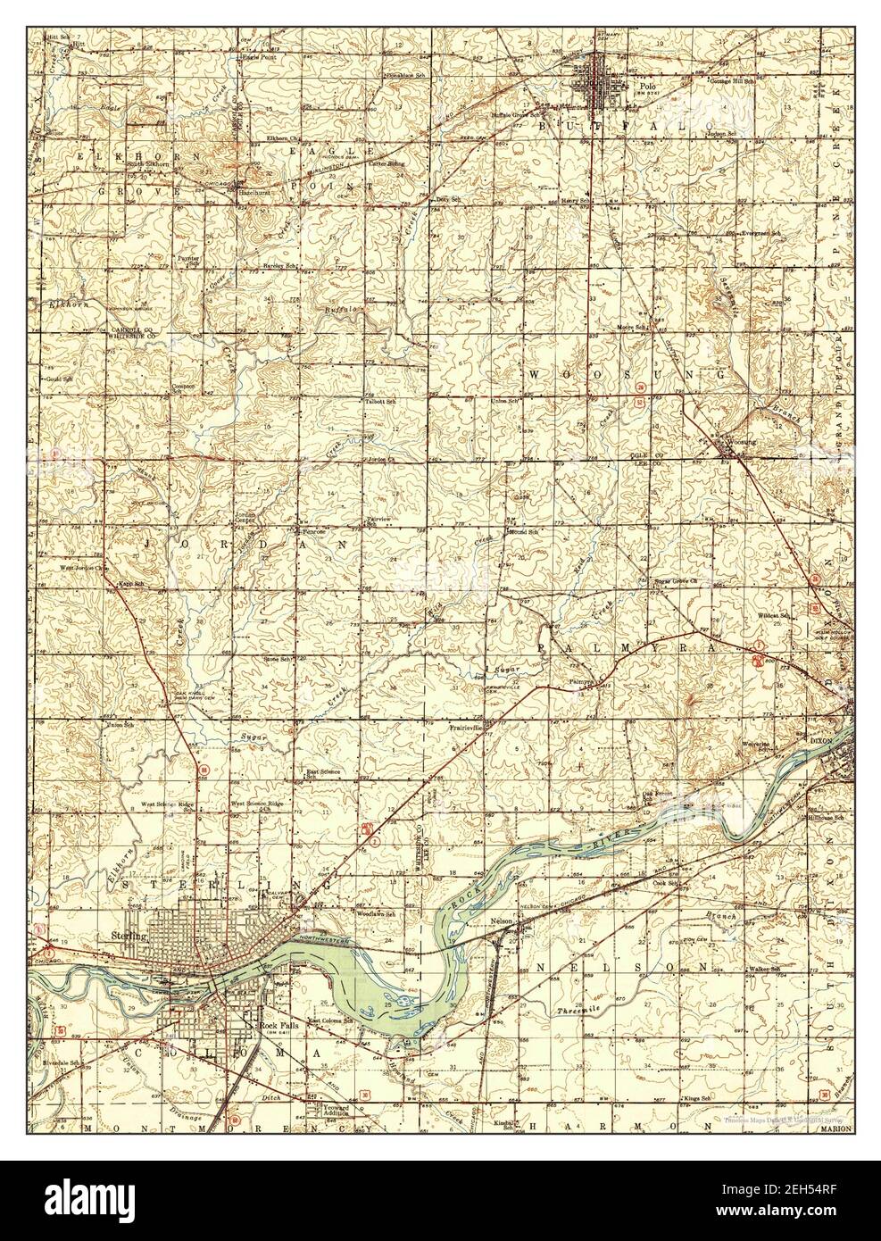 Sterling, Illinois, map 1948, 1:62500, United States of America by ...