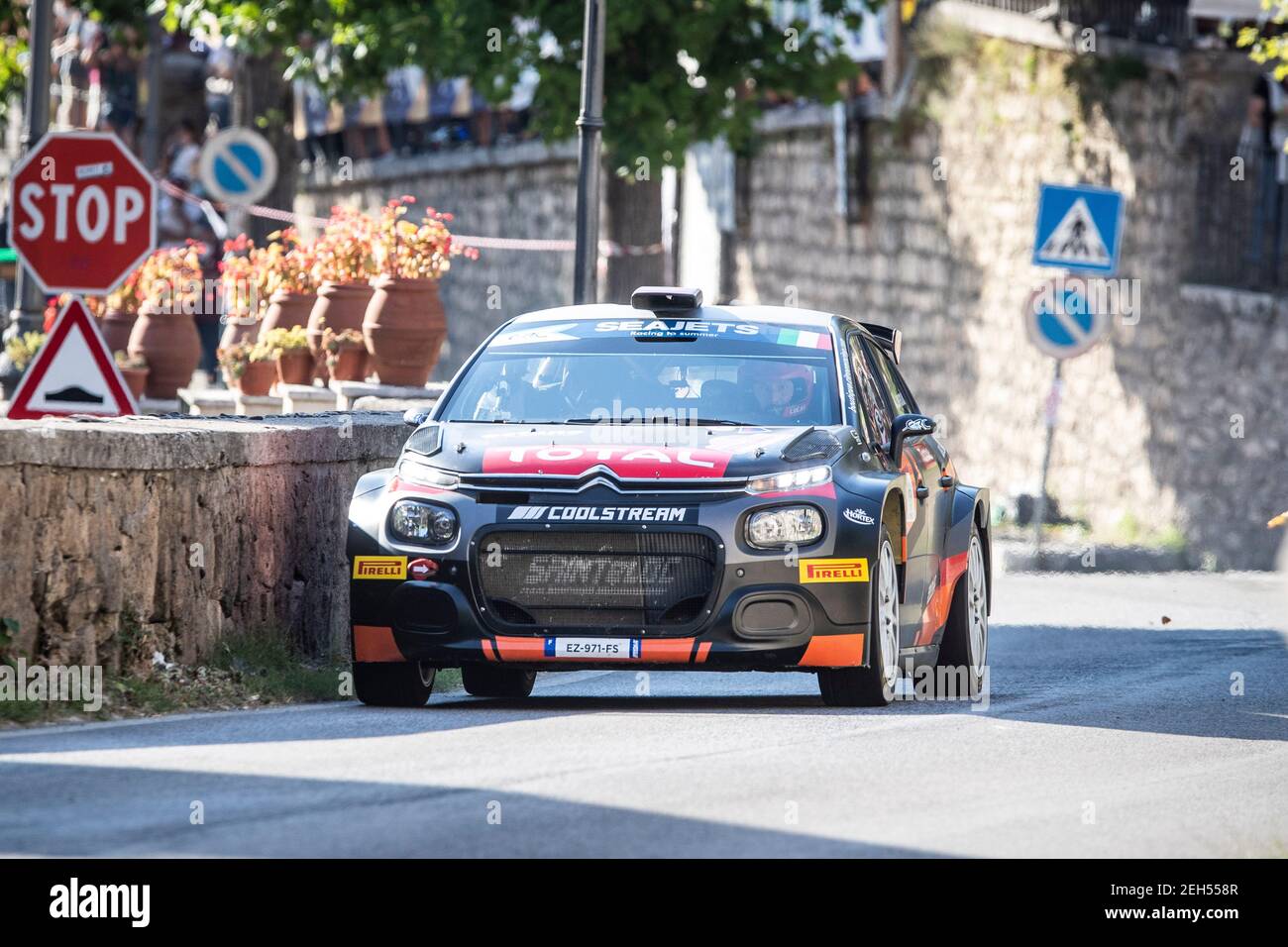 02 LUKYANUK Alexey (RUS), EREMEEV Dmitry (RUS), Team Sainteloc Junior Team,Citroen C3 R5, action ...