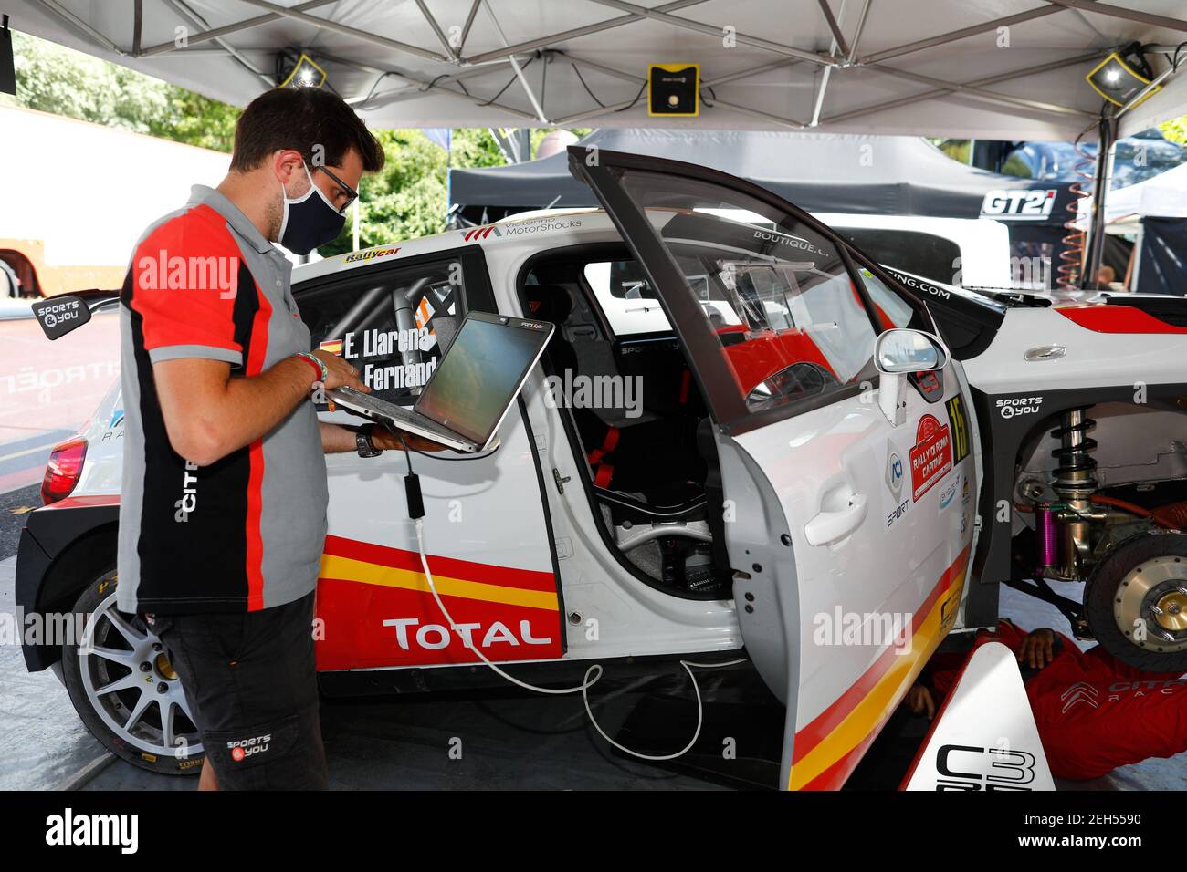 ingenieur, engineer during the 2020 Rally di Roma Capitale, 1st round ...
