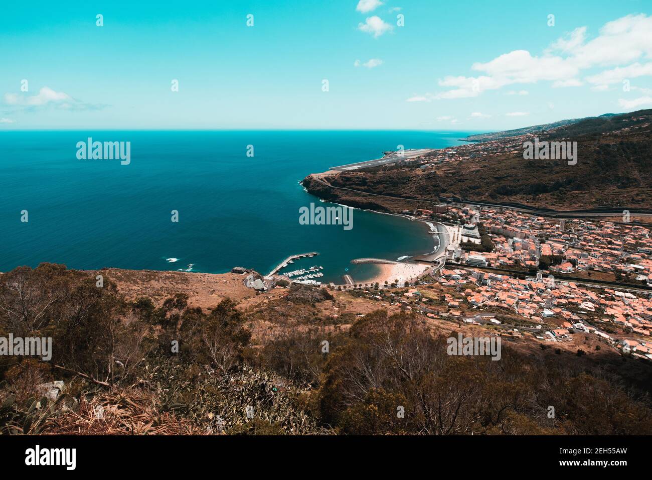 The Beach in Machico, Madeira, Portugal Stock Photo - Alamy