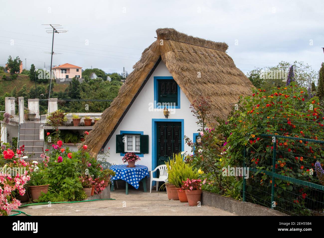 Traditional Cottage in Santana, Madeira, Portugal Stock Photo - Alamy