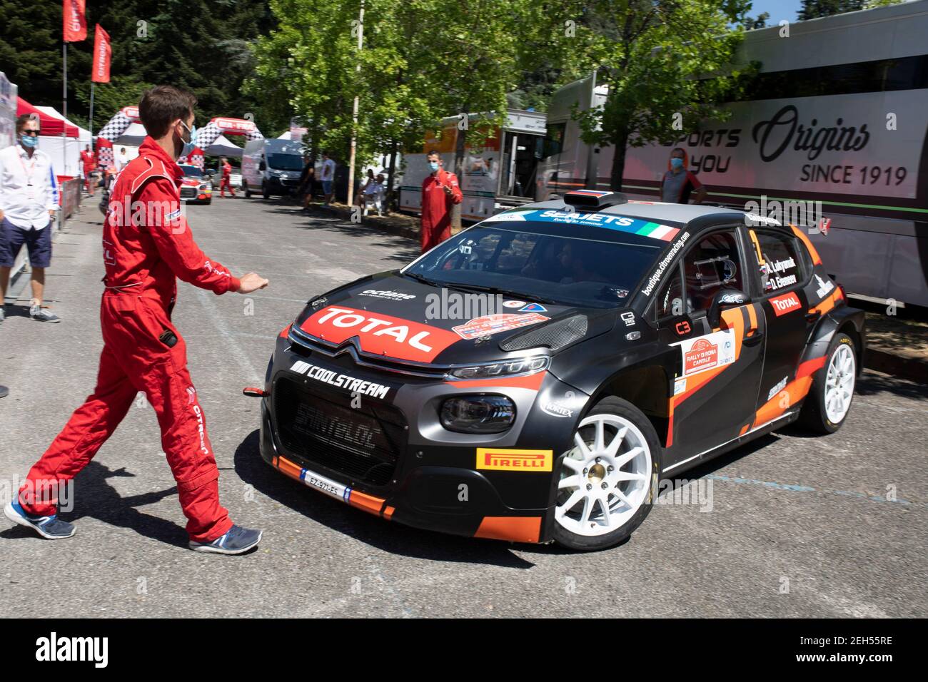 02 LUKYANUK Alexey (RUS), EREMEEV Dmitry (RUS), Team Sainteloc Junior Team,Citroen C3 R5, action ...