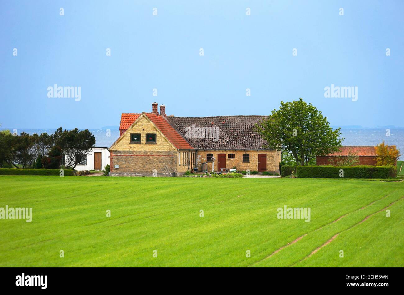 Typical Buildings at Samso Island, Denmark, Europe Stock Photo - Alamy