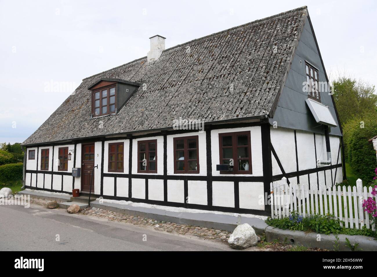 Typical Buildings at Samso Island, Denmark, Europe Stock Photo - Alamy
