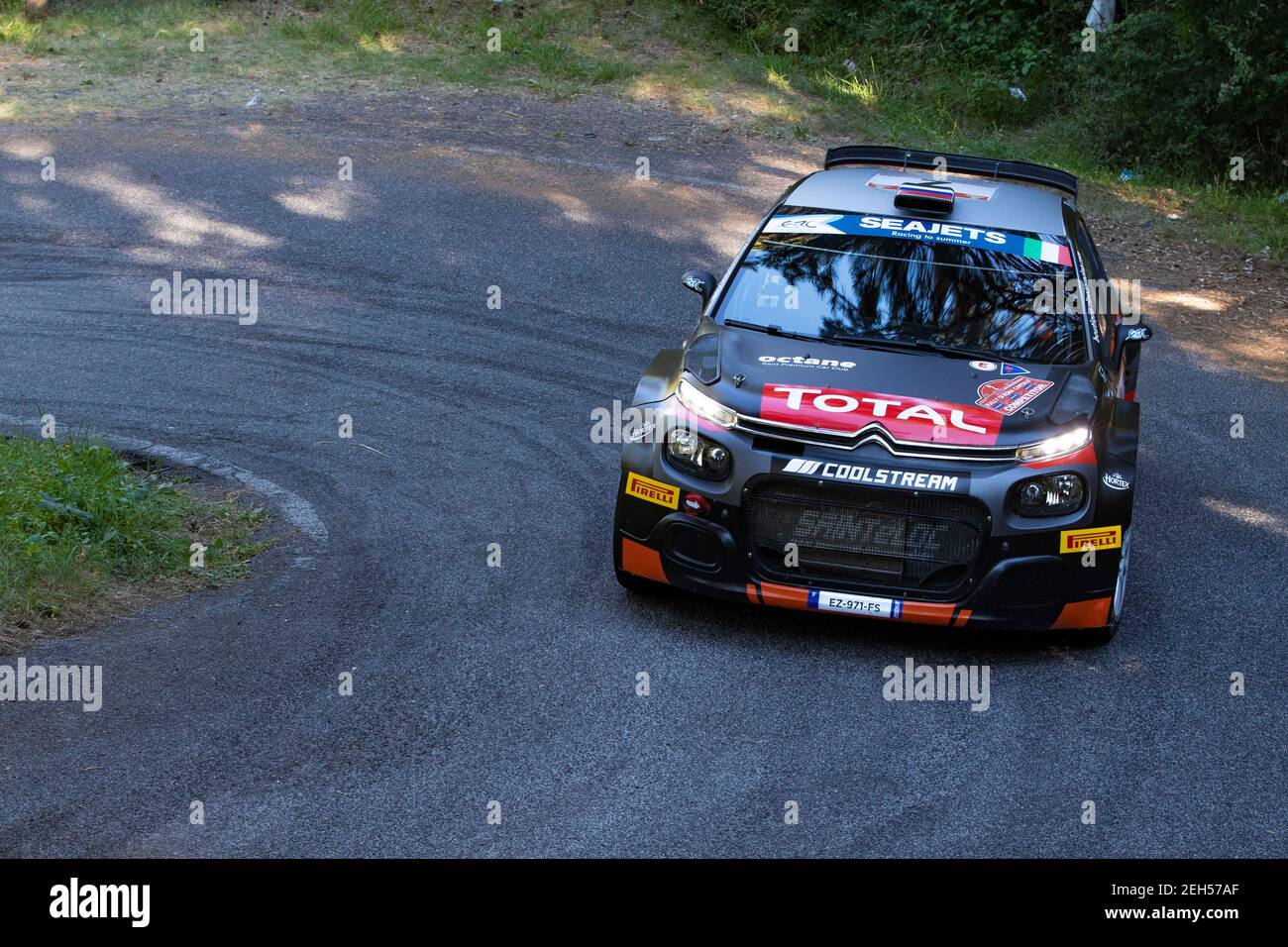 02 LUKYANUK Alexey (RUS), EREMEEV Dmitry (RUS), Team Sainteloc Junior Team,Citroen C3 R5, action ...