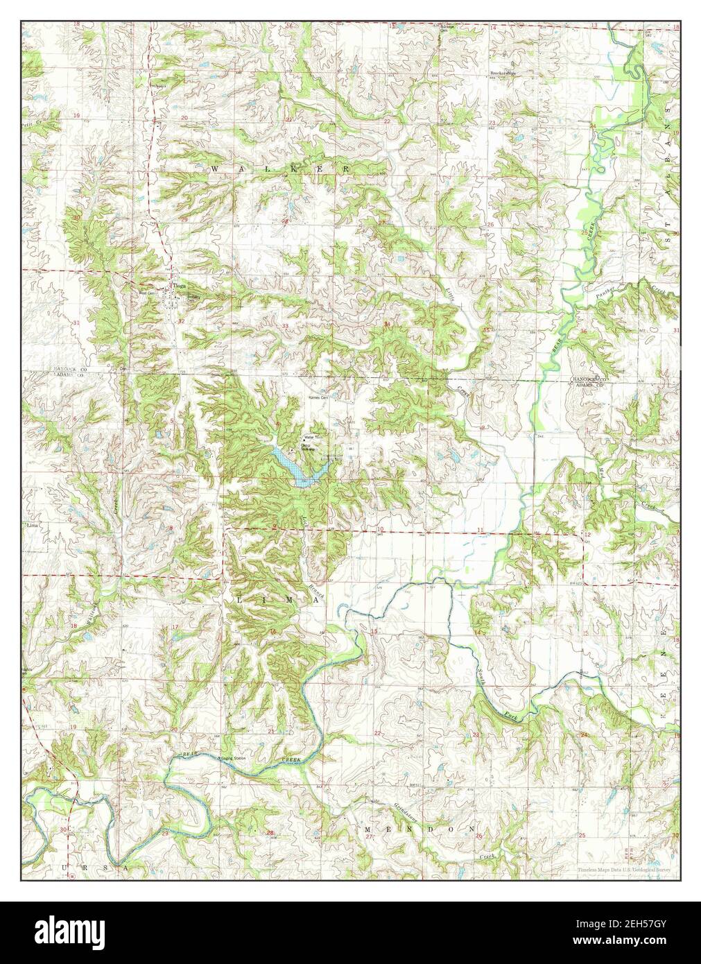 Map of tioga hi-res stock photography and images - Alamy