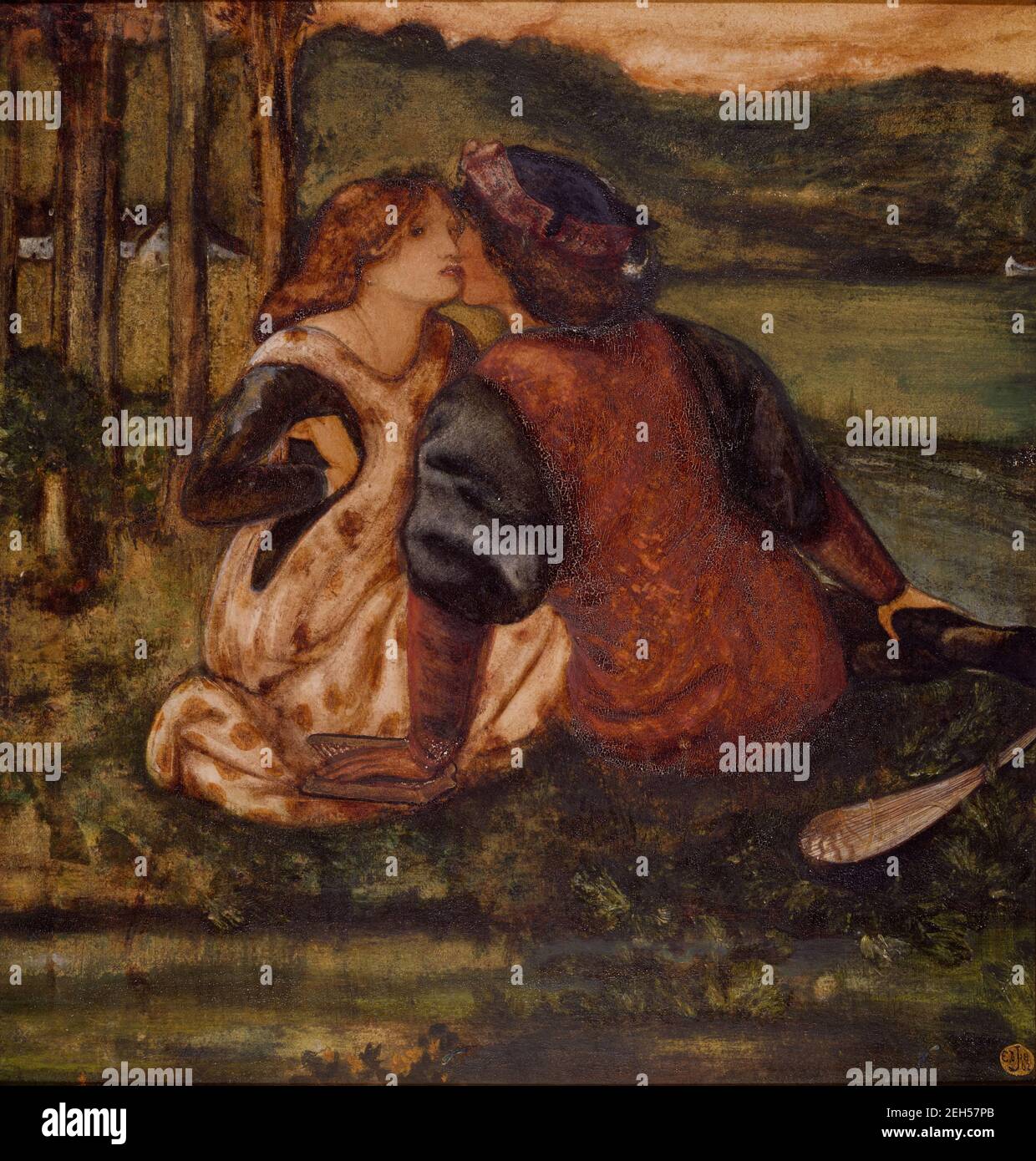 An Idyll, mid-late 19th century Stock Photo - Alamy